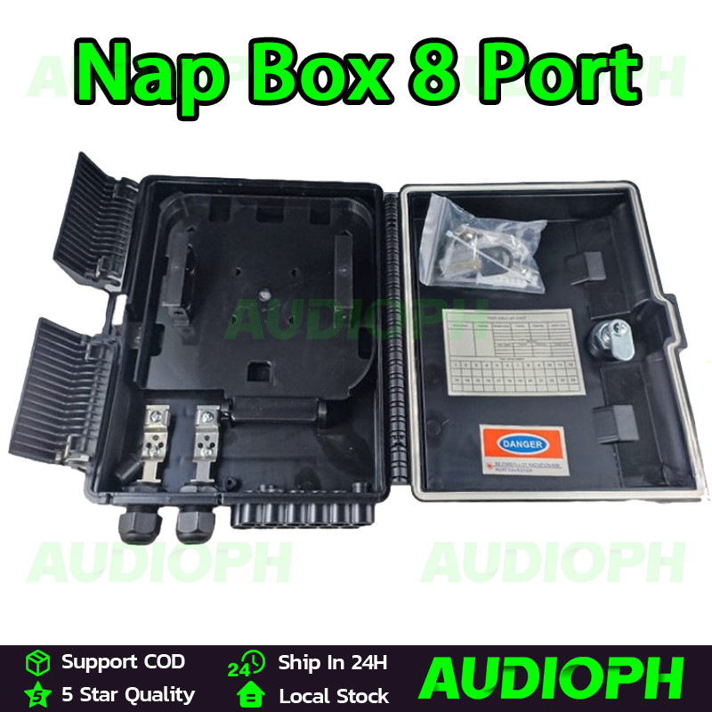 Nap Box 8 Port Fiber Splitter Box FTTH Insert Type Fiber Optic ...