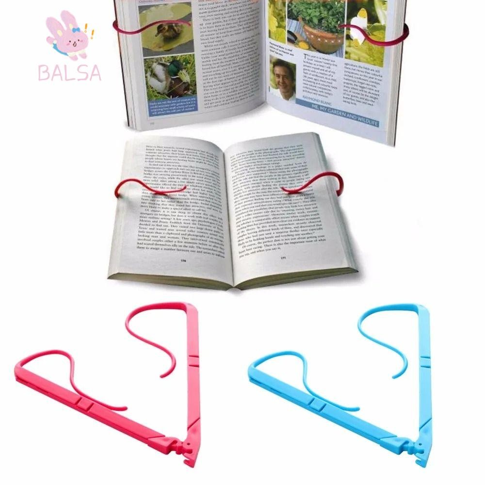 BALSA Book Reading Support Clip, Portable Creative Books Stand, Hands ...