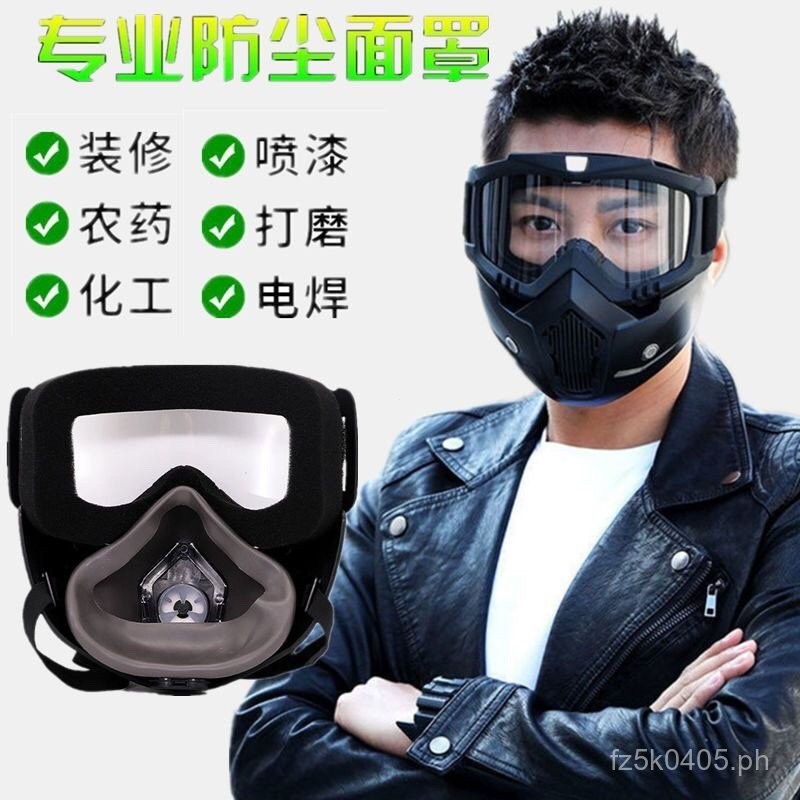 Full Enclosed Anti-Fog Decoration Windproof Safety Mask HD Protection ...
