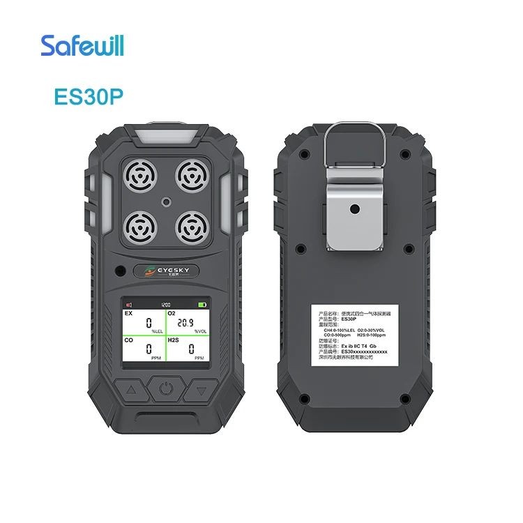 Gas leak detector device with data logger Portable Multi-Gas Detector ...