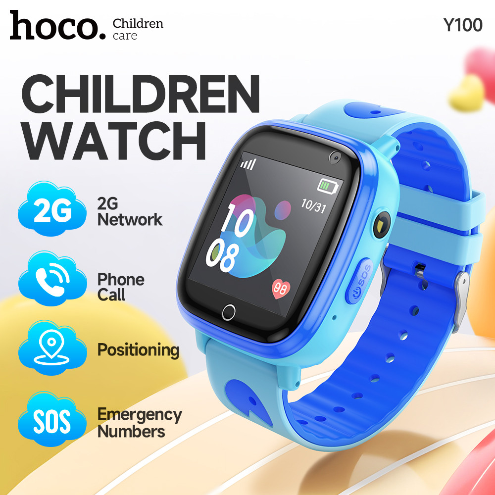 HOCO Y100 Children Smart Watch Call Function For Girl/Boy 1.44 inch HD ...
