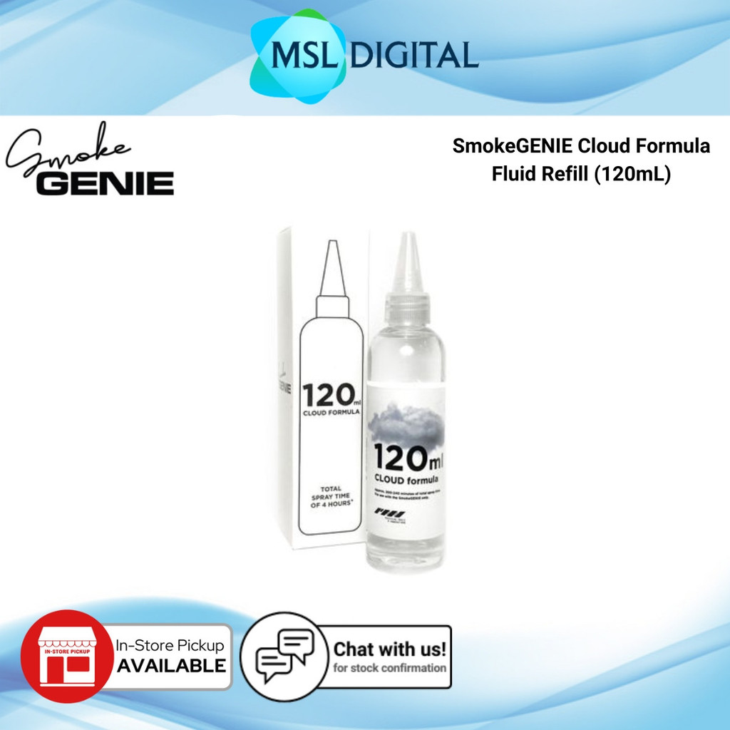 PMI SmokeGENIE Cloud Formula Fluid Refill (120mL) | Shopee Philippines