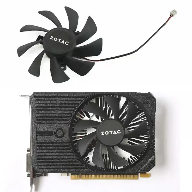 85mm GA92S2U 2Pin GTX1060 Cooler Fan For Zotac GeForce GTX 1050 1050Ti ...