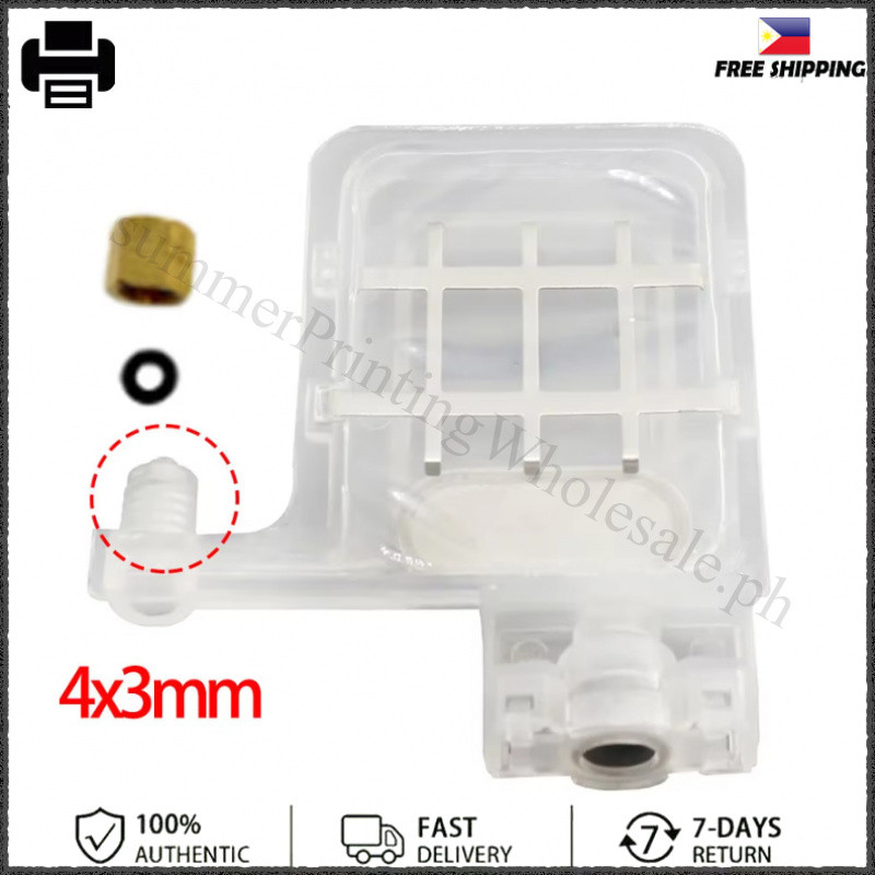 1pcs With nut white/Transparent DX5 dumper big ink damper for EPSON DX4 ...