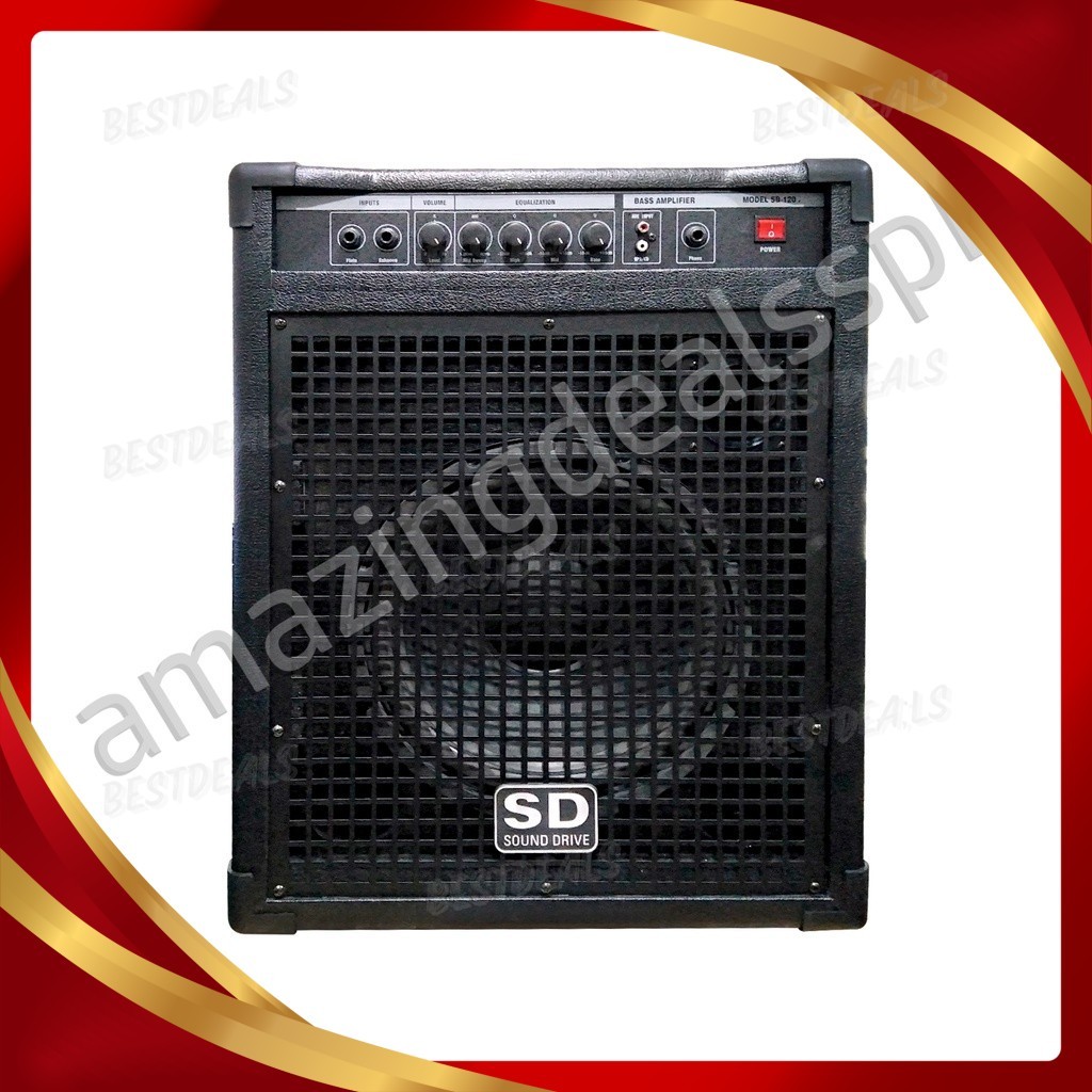 SB-120 Sound Drive Bass Guitar Amplifier 120 Watts (made in korea ...