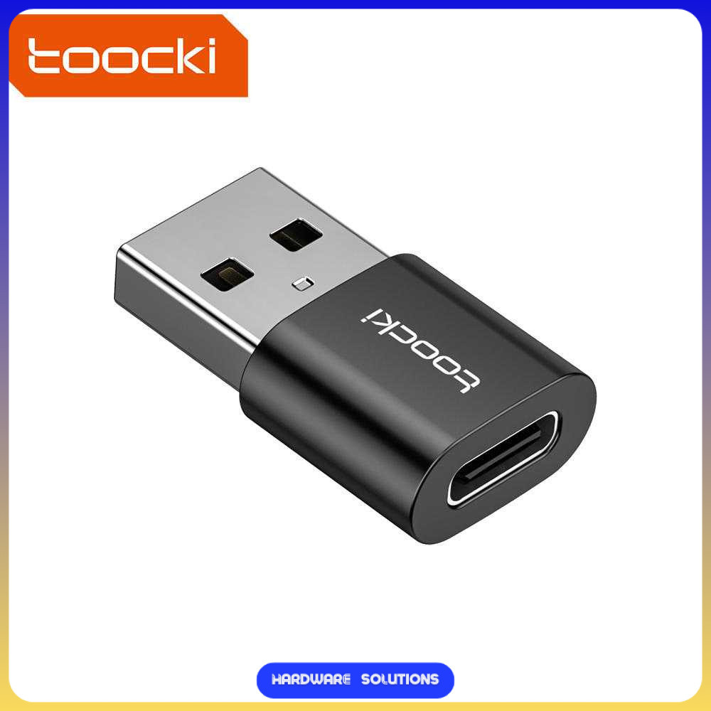 TOOCKI OTG USB Type C to USB 2.0 Adapter Converter Safe Transmission ...