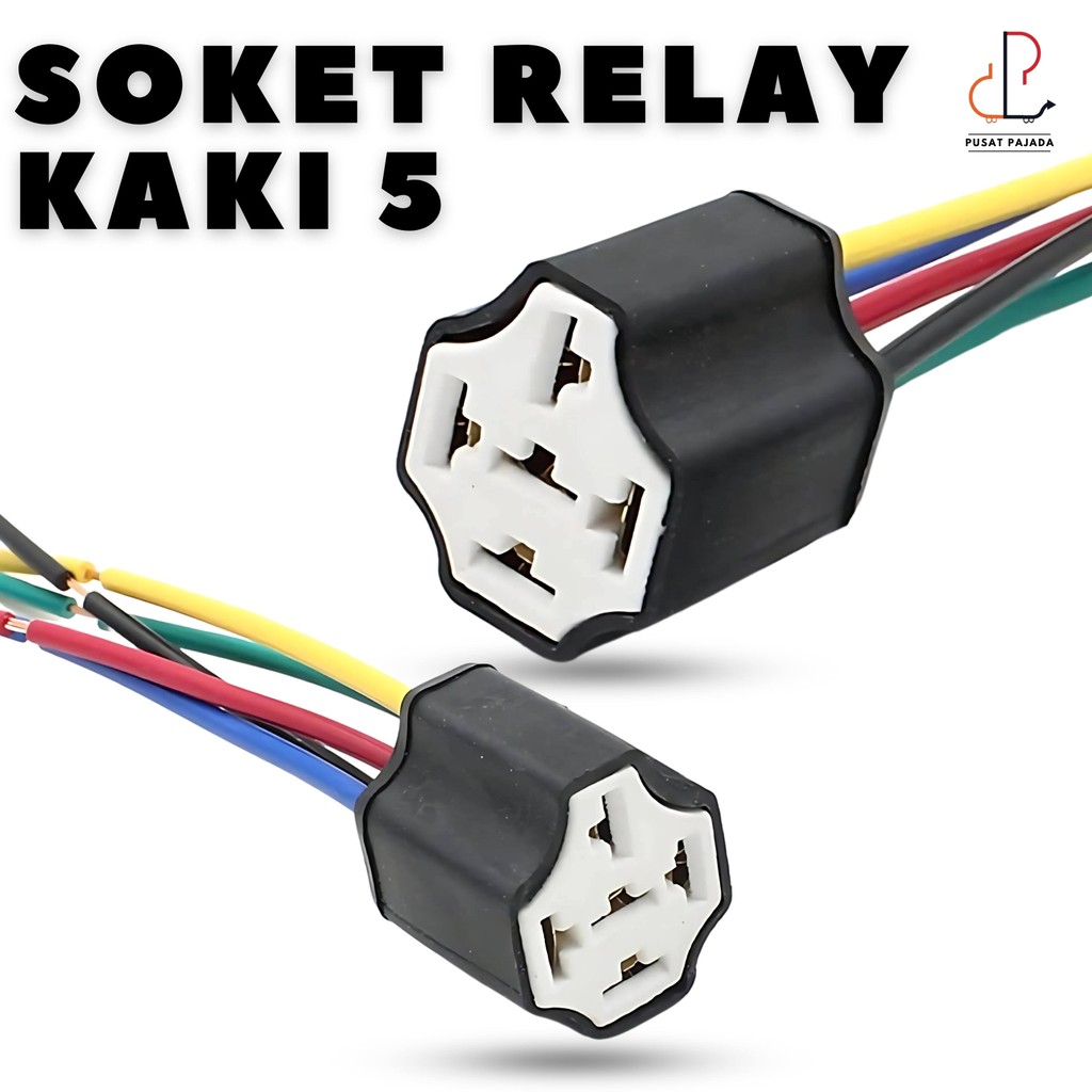 Ceramic RELAY SOCKET CERAMIC SOCKET HORN LAMP LEG 4 LEGS 5 PIN 5Pin ...