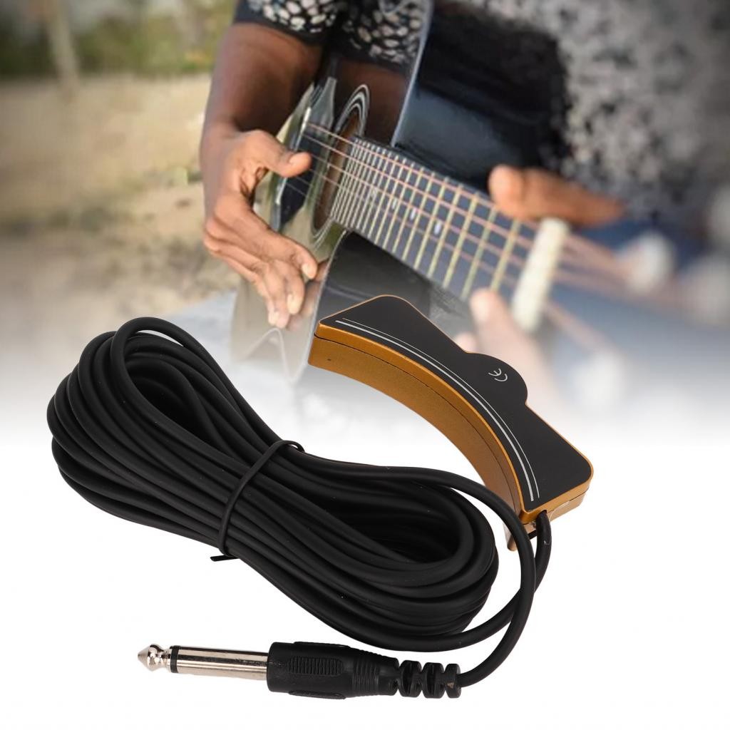 Acoustic Guitar Pickup Compact Size Easy To Install Soundhole with ...