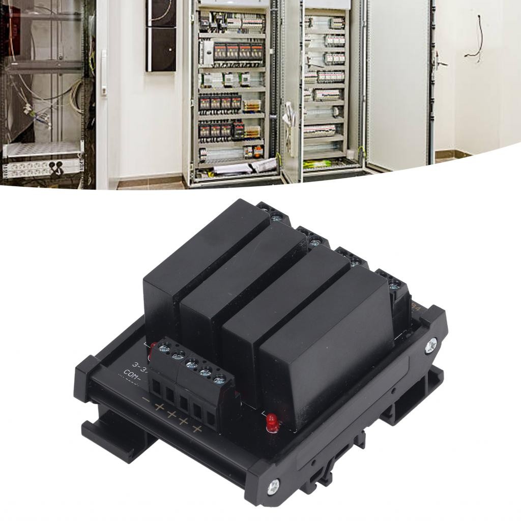 Maib 4P DC To Relay Module DIN Rail Solid State Common Negative ...