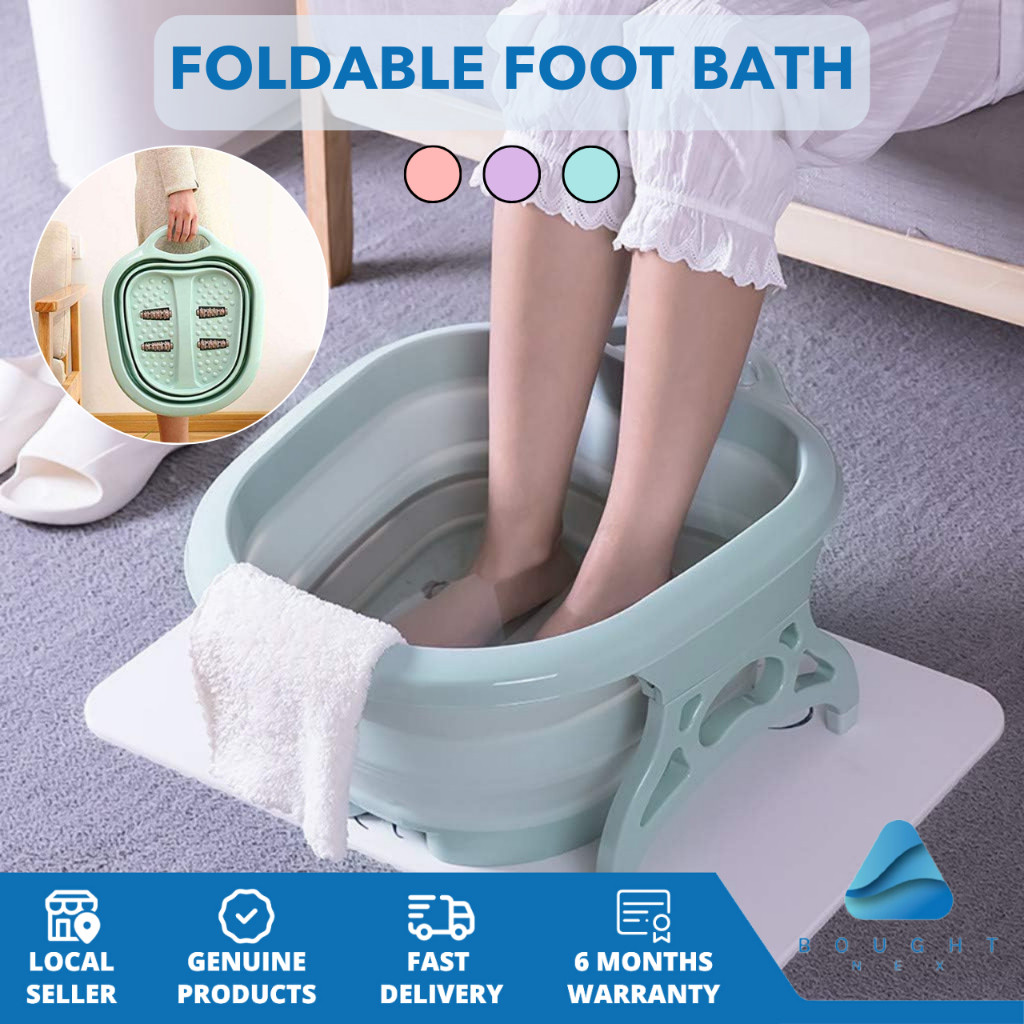 Foldable Foot Bath Foot Basin for Foot Spa Massage Healthy Foot Care ...