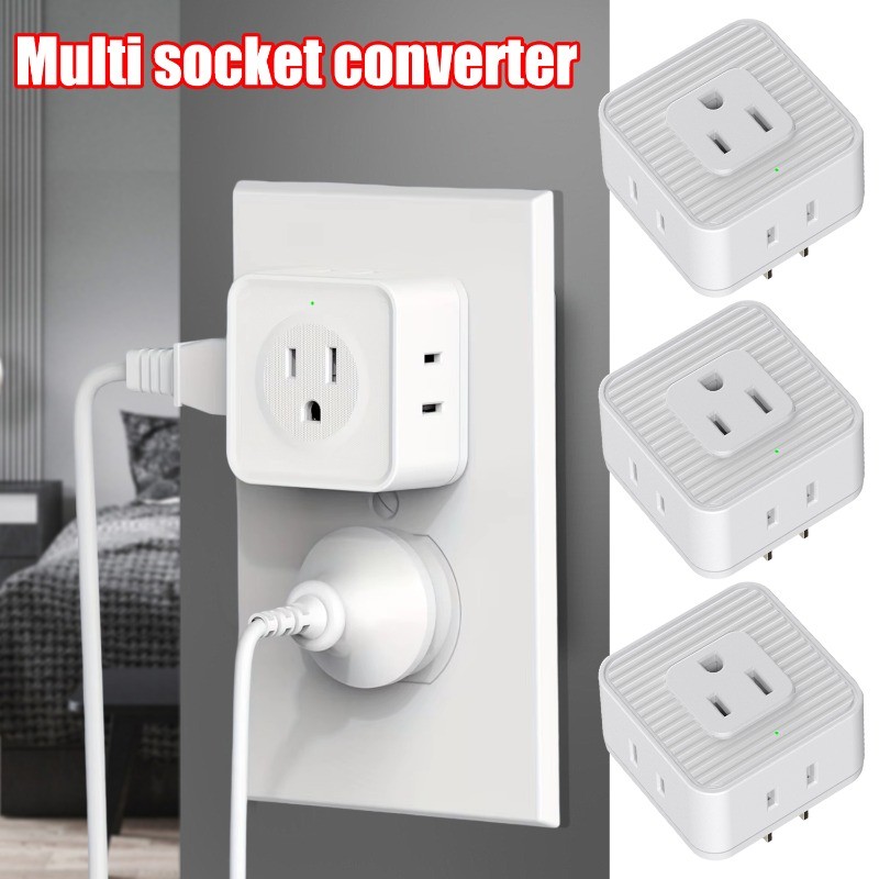 5 in 1 Multi Plug Outlets Extender Converter - Universal US Plugs ...