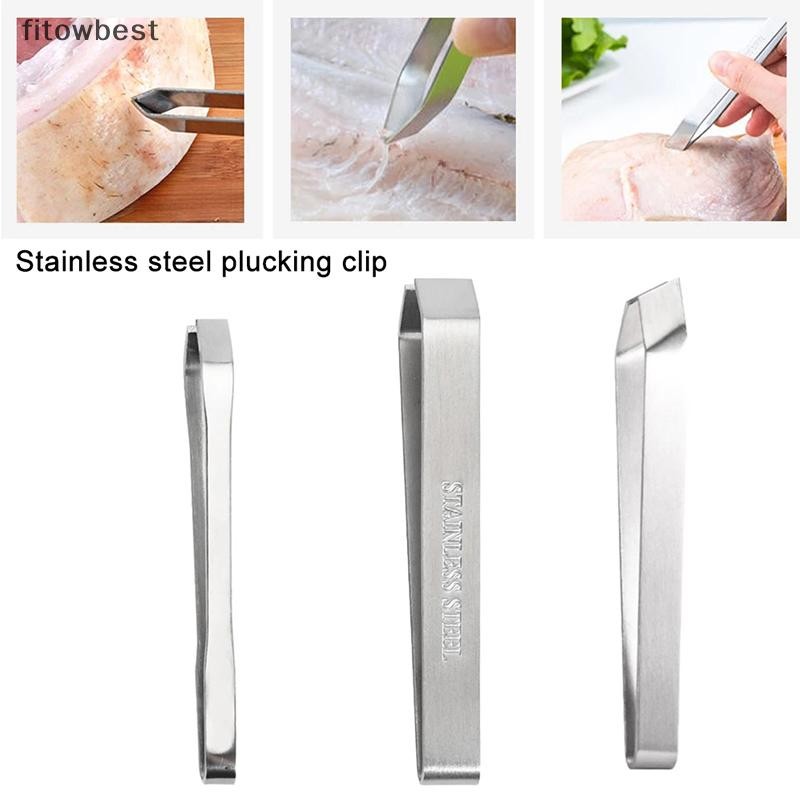 Fbph Stainless Steel Fish Bone Remover Pliers Pincer Puller Tweezer ...
