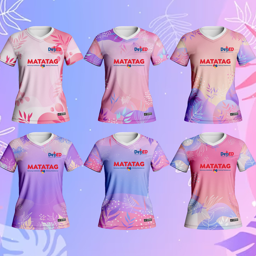 NEW Matatag Shirts Full Sublimation Women Top Unisex Uniform With Logo ...