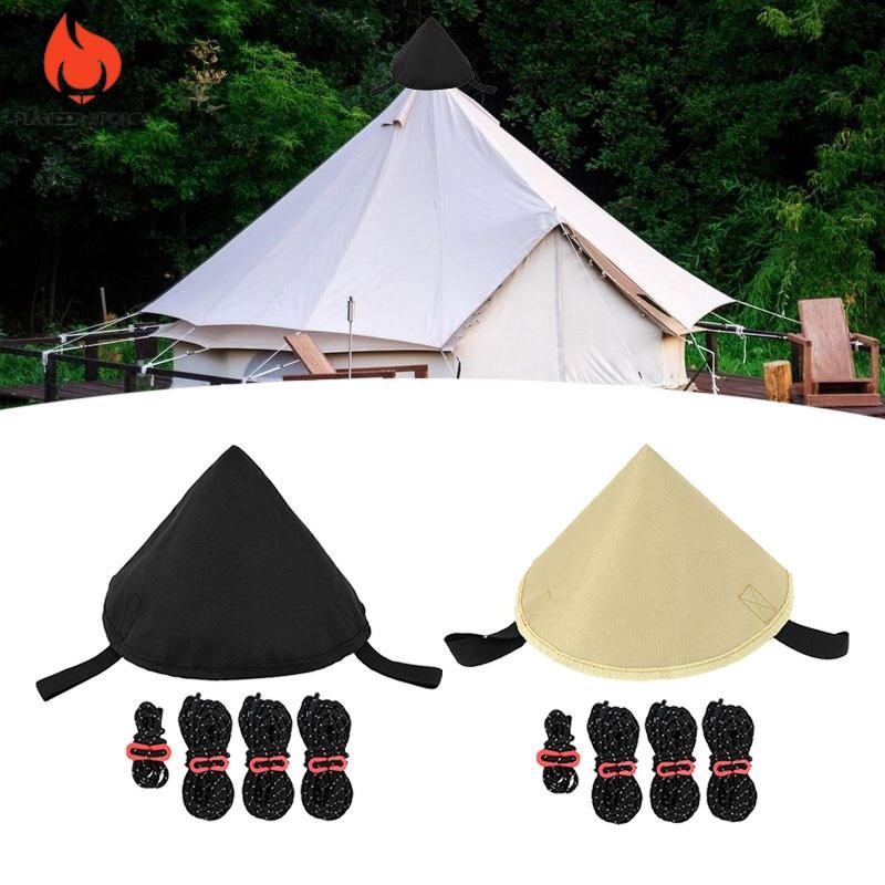 [Lzdzlx1] Tarp Tent Connect Cap Pole Tent Hat Multifunctional Canopy ...