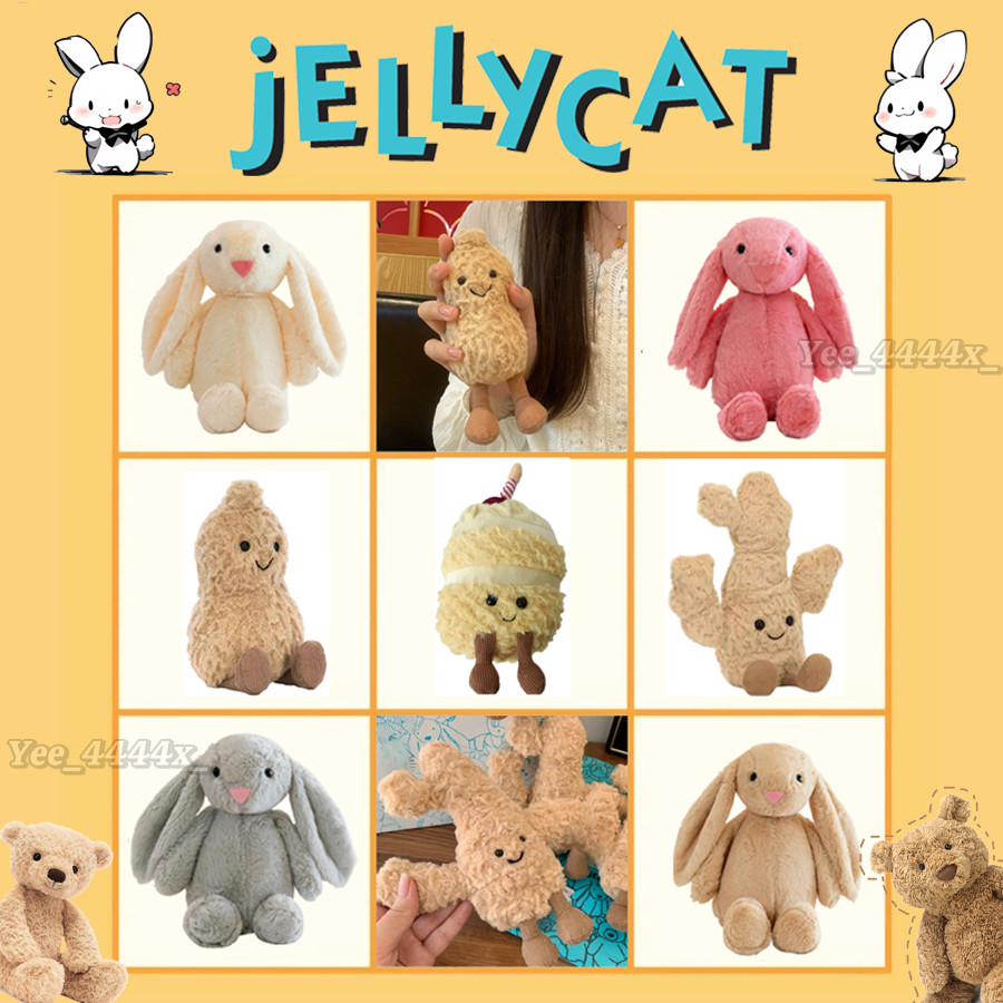Jellycat Bunny Plush Doll Cute Rabbit Plushies Easter Bunny Plush Toy ...