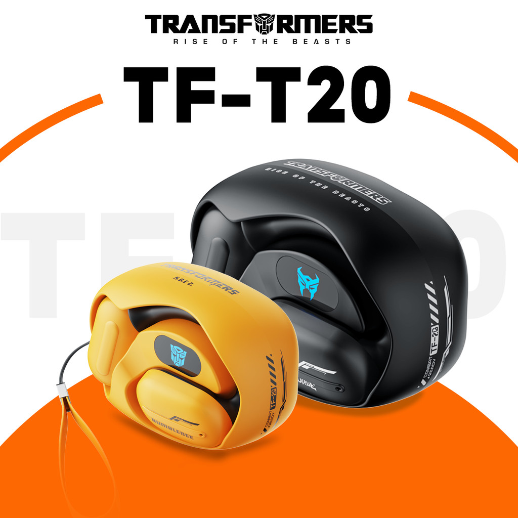 Transformers TF-T20 Bluetooth 5.4 Wireless Music Ear Hook Earphones ...