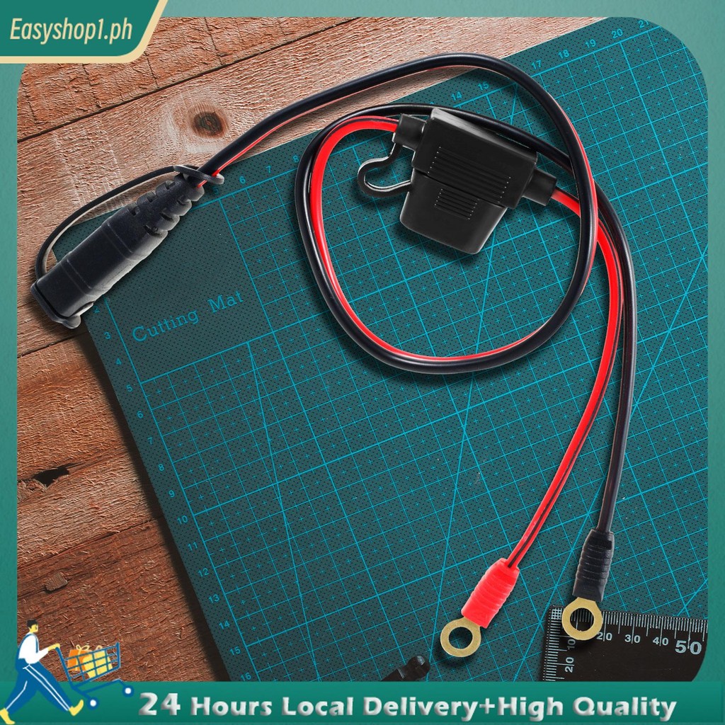 2Pcs Wires Harness Safe PVC Smart Batteries Trickle Charger Cable 16AWG ...