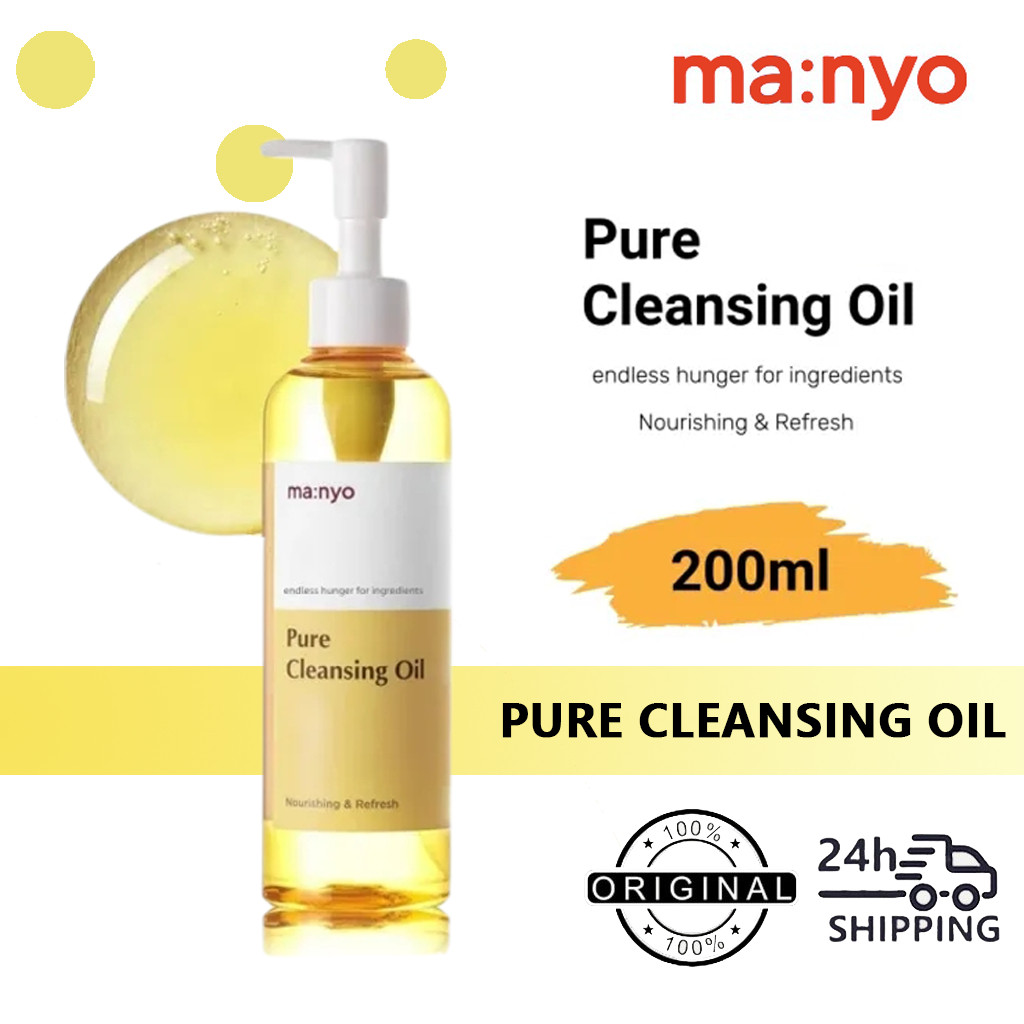 Korean Original MANYO Pure Cleansing Oil 200ml Facial Deep Cleansing ...