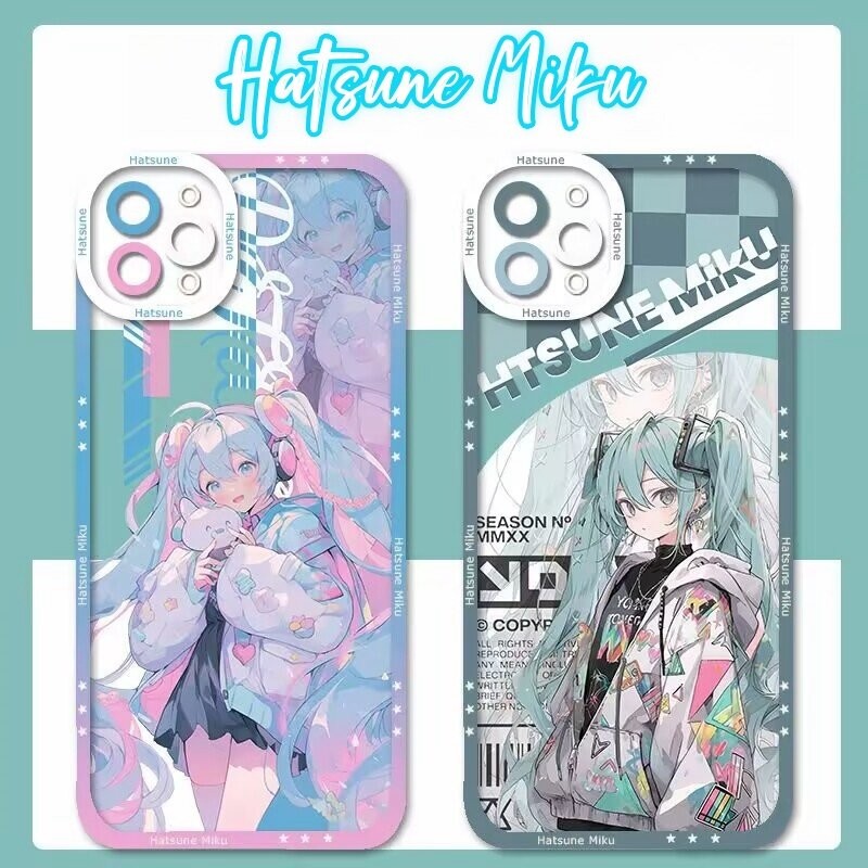 Anime Hatsune Miku Case For Iphone 7 8 6 6S Plus 16 Pro Max 11 XR XS ...