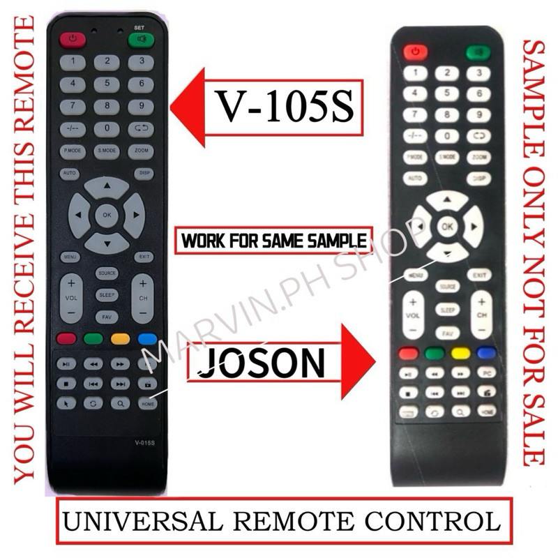 Ready to use Universal remote control for JOSON smart tv remote na ...