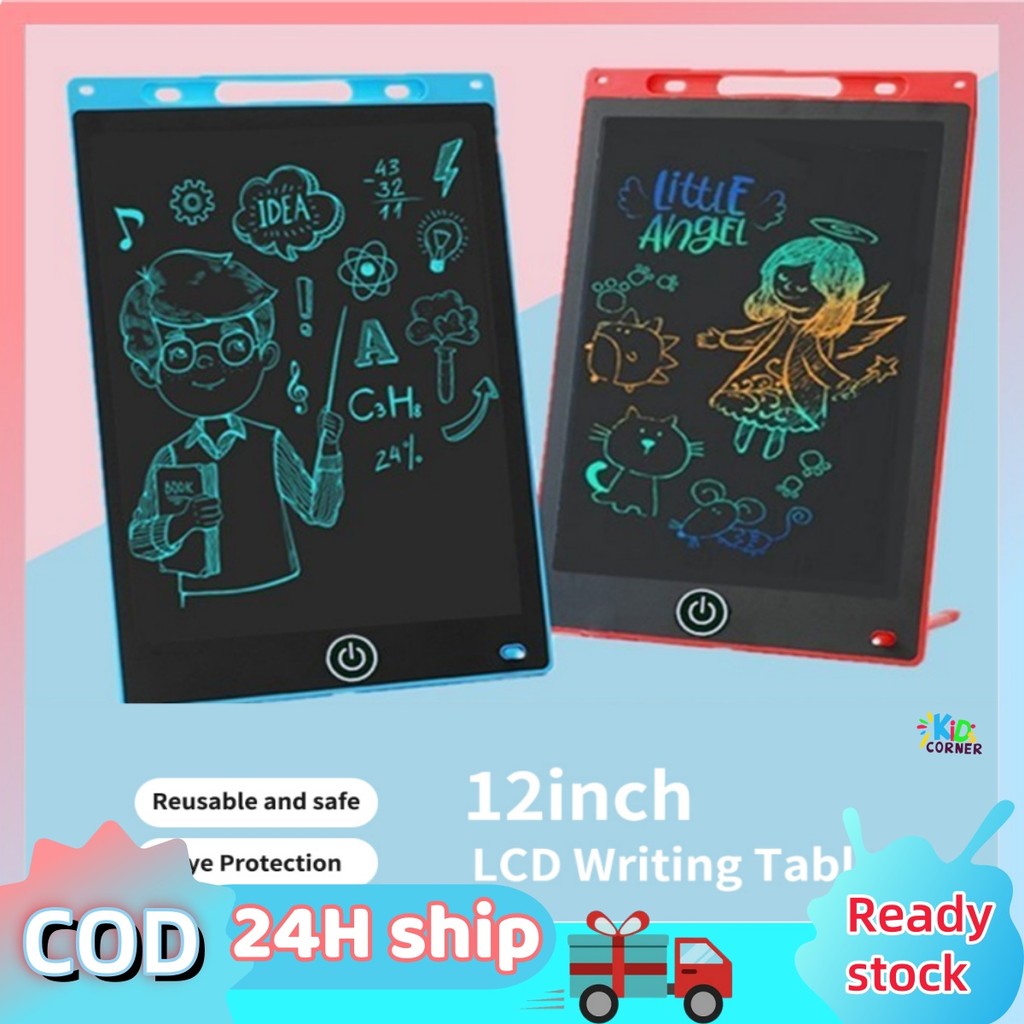 12 Inch Graphic Tablet Erasable Writing Board Drawing Table Smart LCD ...