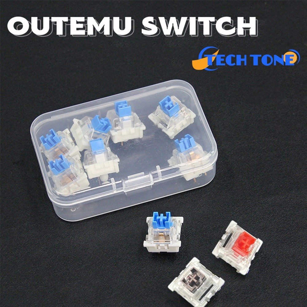 10PCS Outemu Silent Gray Tactile Switch Mechanical Keyboard Switch SMD ...