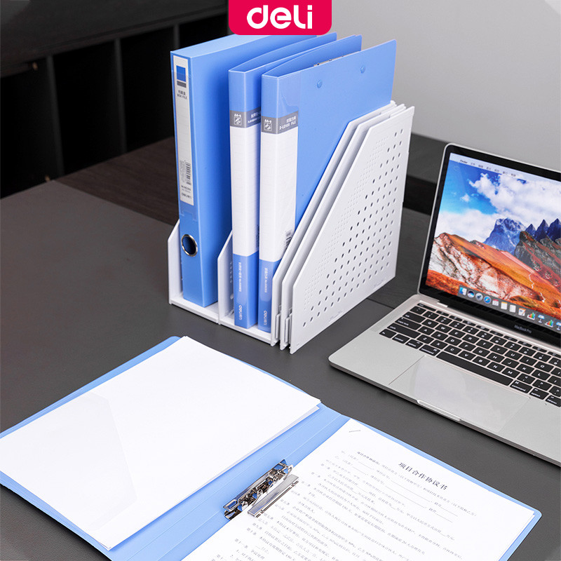 Deli Document Box File Long Size File Organizer Storage Data Box 5302ES ...