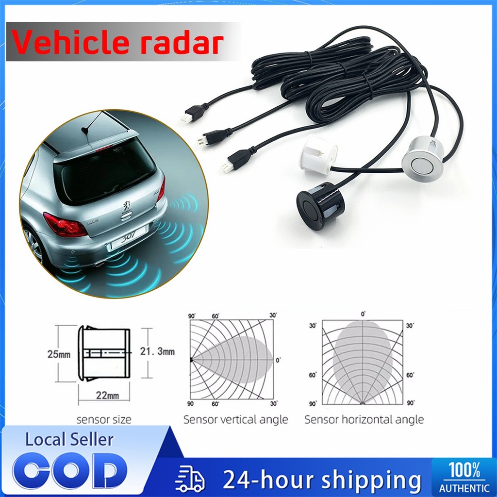 12V 22mm Car Parking Sensor for Vehicles Sensor Fitting 22mm Sensor Kit ...