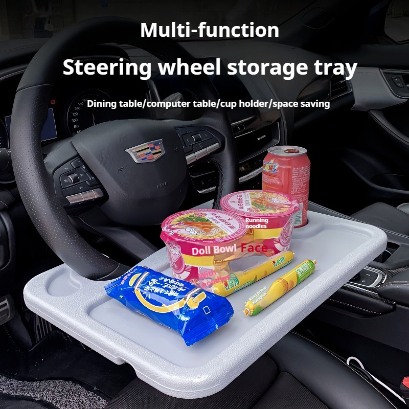 [2025]Steering wheel Table Portable Car Desk Laptop Table Desk Work ...