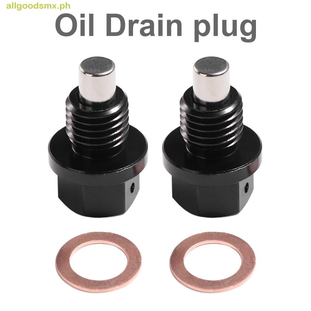 ALLGOODSMX Magnetic Oil Drain Plugs, M12/M16/M20 Aluminum Engine Drain ...