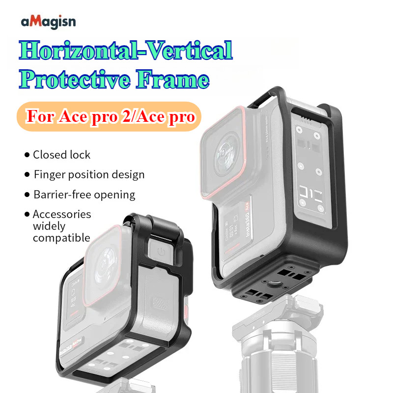 Plastic Cage for Insta360 Ace Pro 2 / Ace Pro Support Horizontal ...
