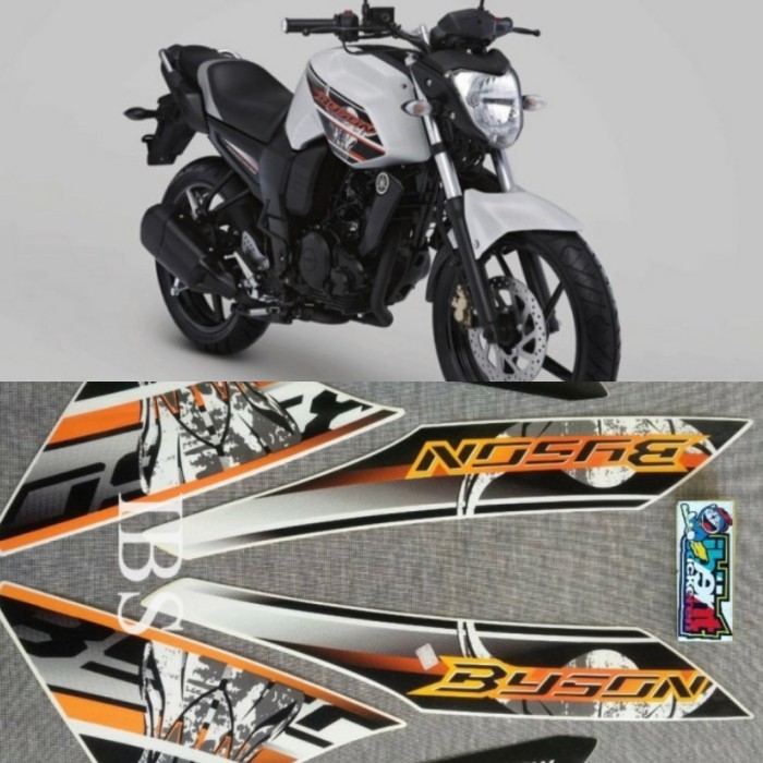 PUTIH 2012 WHITE BYSON STRIPING YAMAHA LIS STICKERS | Shopee Philippines