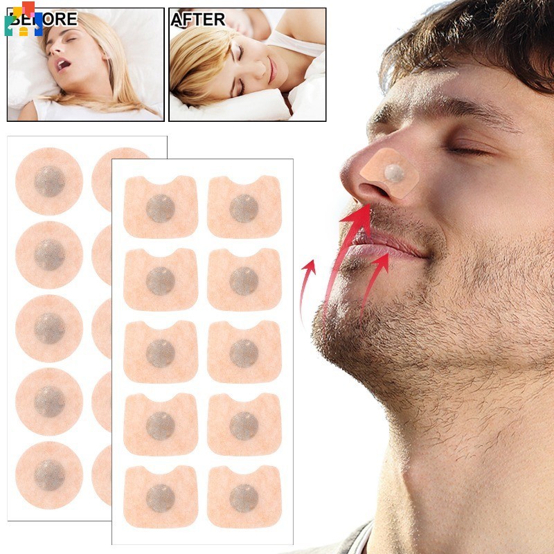 10Pcs Magnetic Nasal Breathing Patches Reduce Snoring Dilator Improve ...