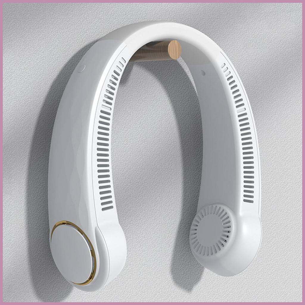 Portable Neck Fan Hands-Free Bladeless Cooling Personal Fan 4000mAh ...