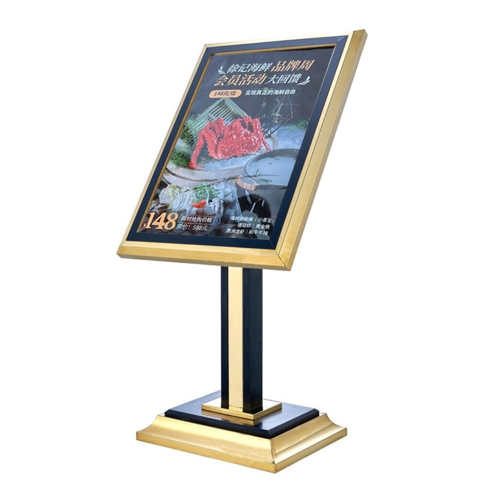 High-end Hotel Lobby Sign Floor-standing Vertical Directional Sign ...