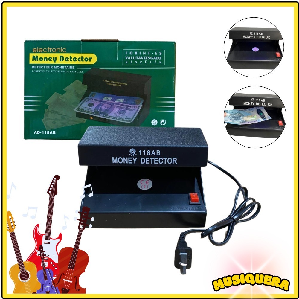 AD-118AB UV Money Detector – Desktop Bill Checker with 4W Ultraviolet ...