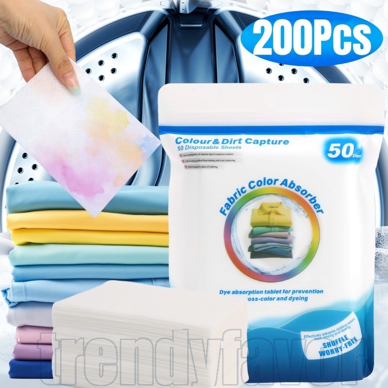 200Pcs Anti Dyeing Laundry Tablets - Detergent Tablet - Laundry Soap ...