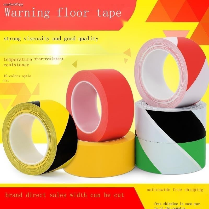 Floor tape PVC black and yellow two-color zebra crossing warning ...