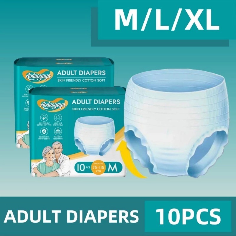 [High Quality] Adult Diapers Pants Soft Pull Up Adult Diapers Size M/L ...