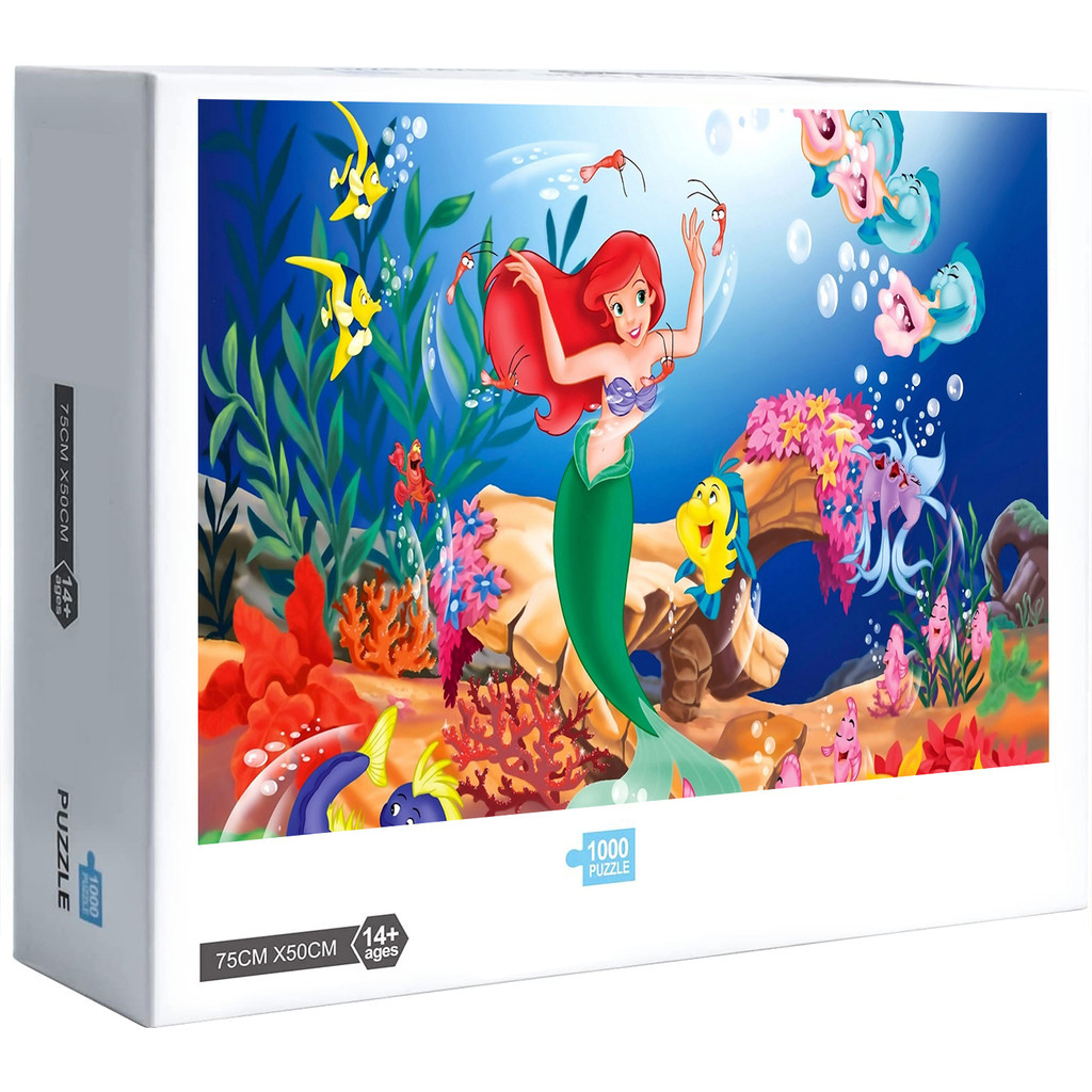 New The Little Mermaid Disney Princess Movie 300 500 1000 Pieces Jigsaw ...