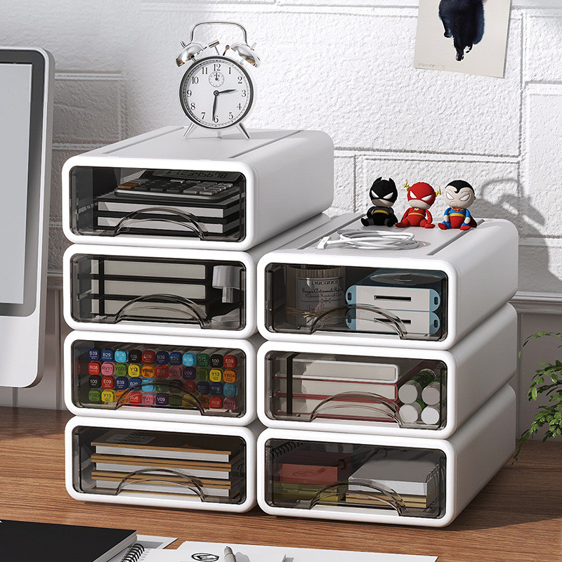 Desktop Drawer Storage Box Desk Stationery Storage Box Cosmetics ...