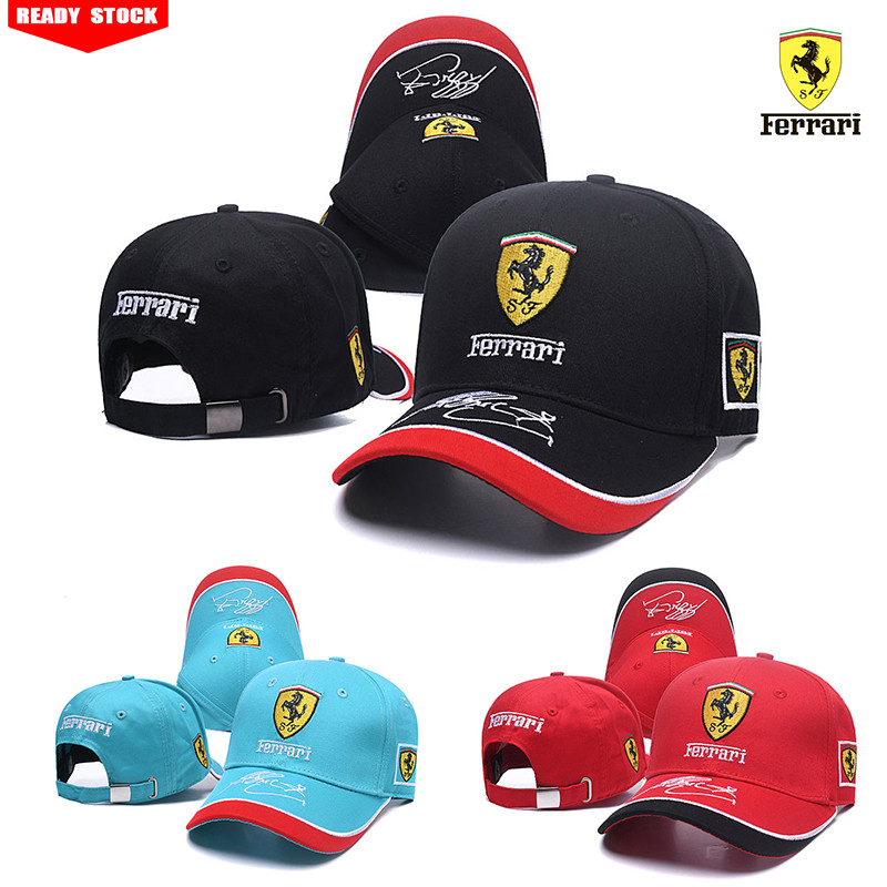 FERRARI F1 RACING Baseball Cap Women Men Hat Summer Cap Sports Snapback ...