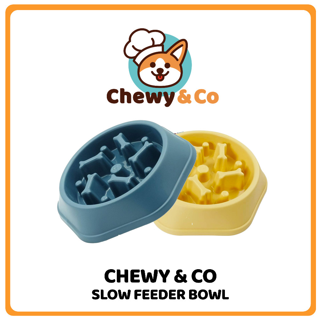 Chewy & Co Large Pet Slow Feeder Bowl | Shopee Philippines