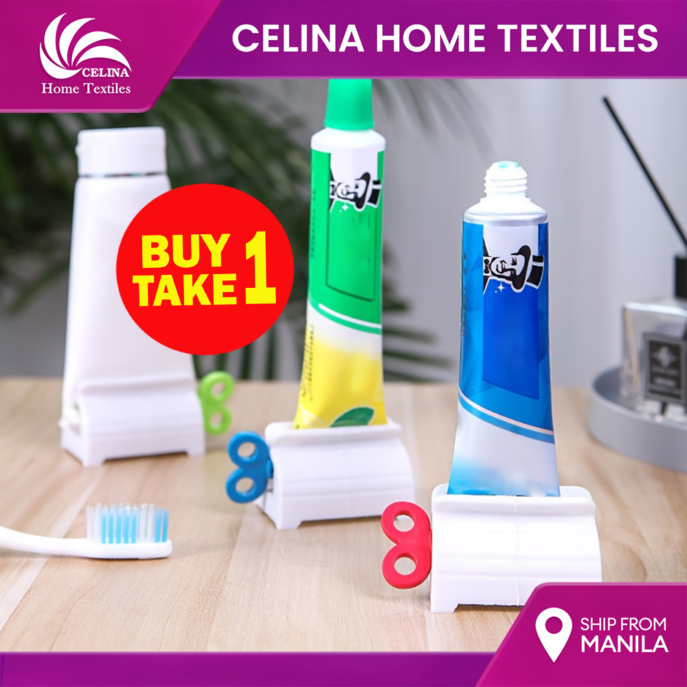 Celina BUY 1 TAKE 1 Multifunctional Easy-Squeeze Toothpaste Dispenser ...