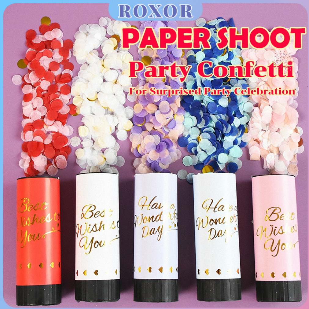 Confetti Party Popper for Birthdays Weddings Surprise Anniversary Party ...