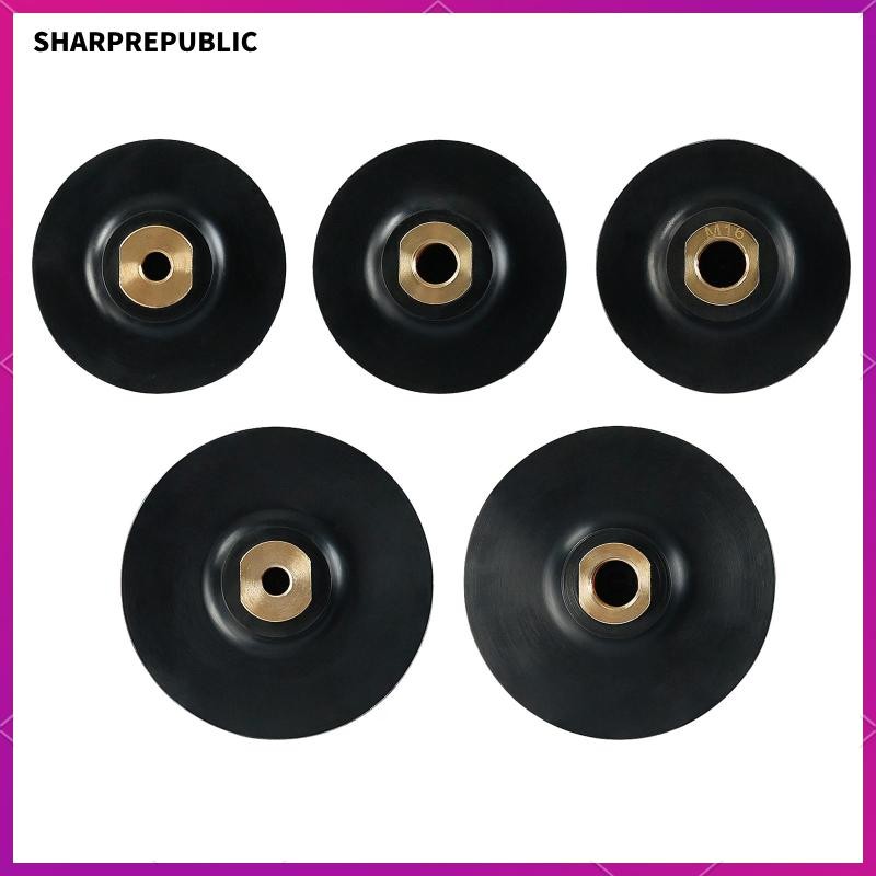 [Sharprepublic] Rubber Backing Pad Flexible Soft Hook and Loop ...