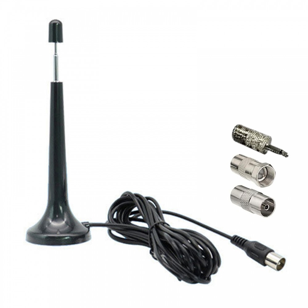 FM Radio Signal Booster 3m Telescopic Antenna with Magnetic Base and ...