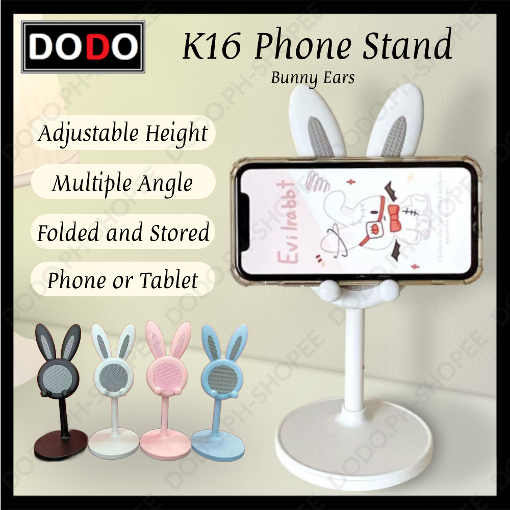 K16 Cute Bunny Universal Mobile Tablet Stand Angle Height Adjustable ...