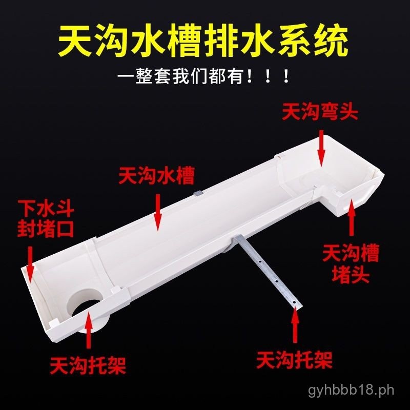 Gutter Rainwater Channel Eaves Rainwater Catcher Water Channel Gutter ...