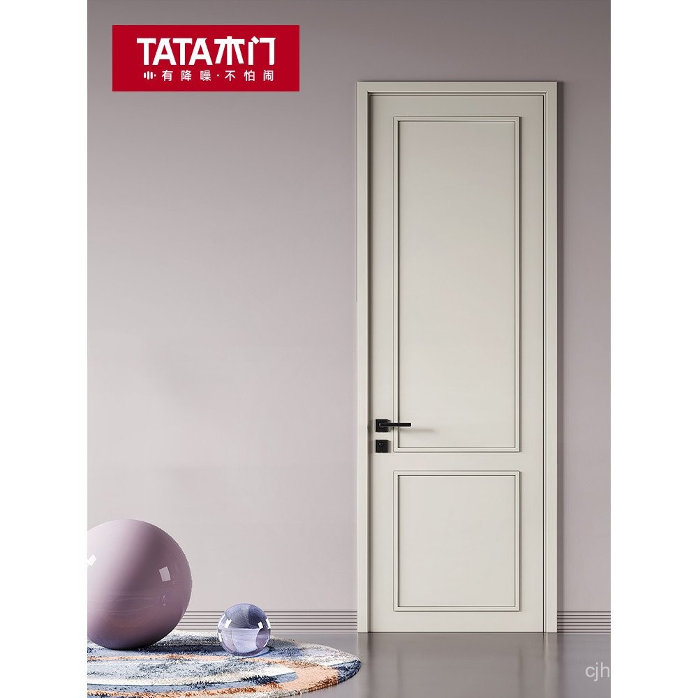 TATA Minimalist Wooden Door for Bathroom, Interior Door, Bedroom Door ...